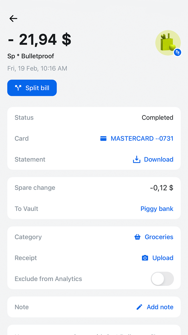 Fintech Bites: “Split the Bill” functionality in the US market